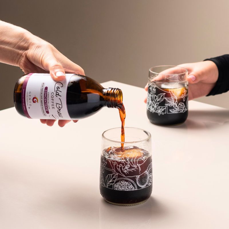 Gento Cold Brew Glass – Gento Coffee Roasters